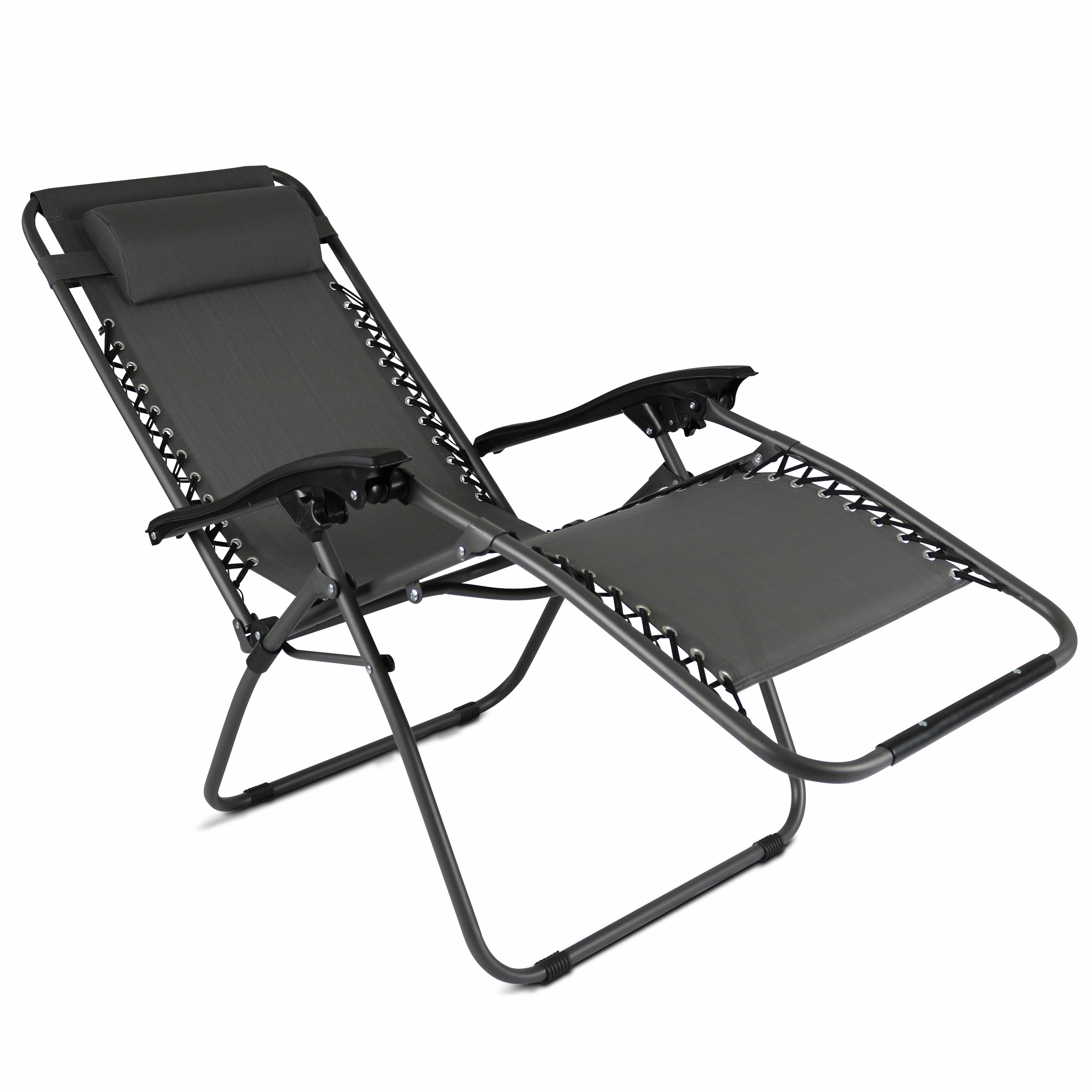 Fauteuil relax pliant, inclinable 2 positions | Oviala