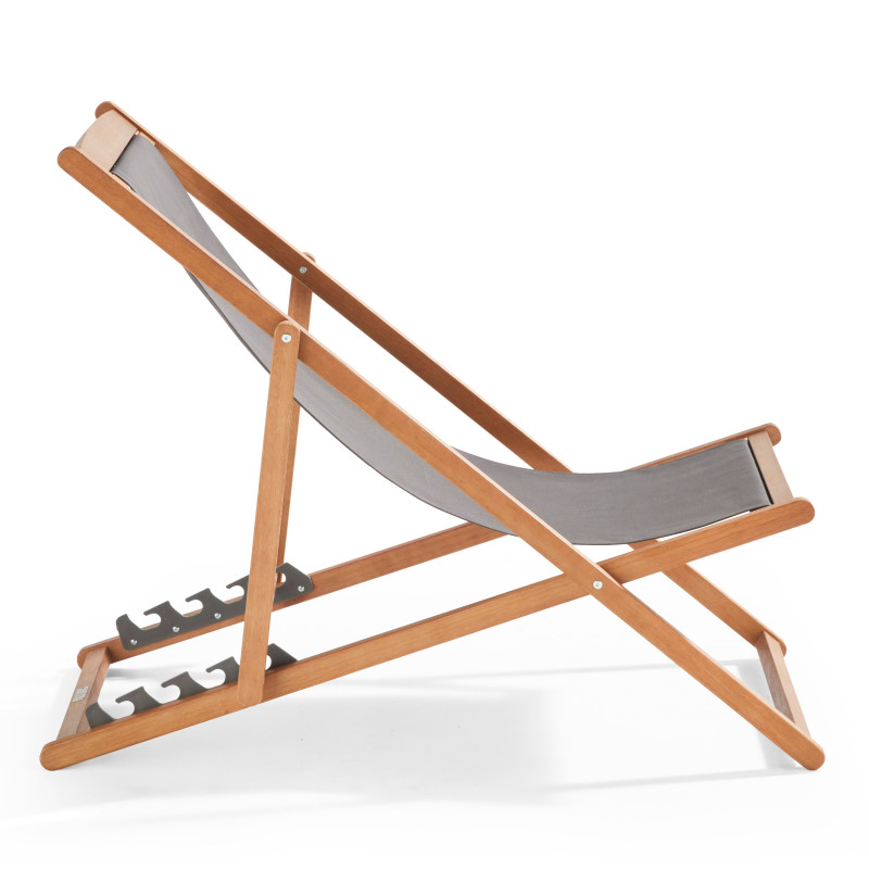 Lot de 2 transats en bois | Oviala