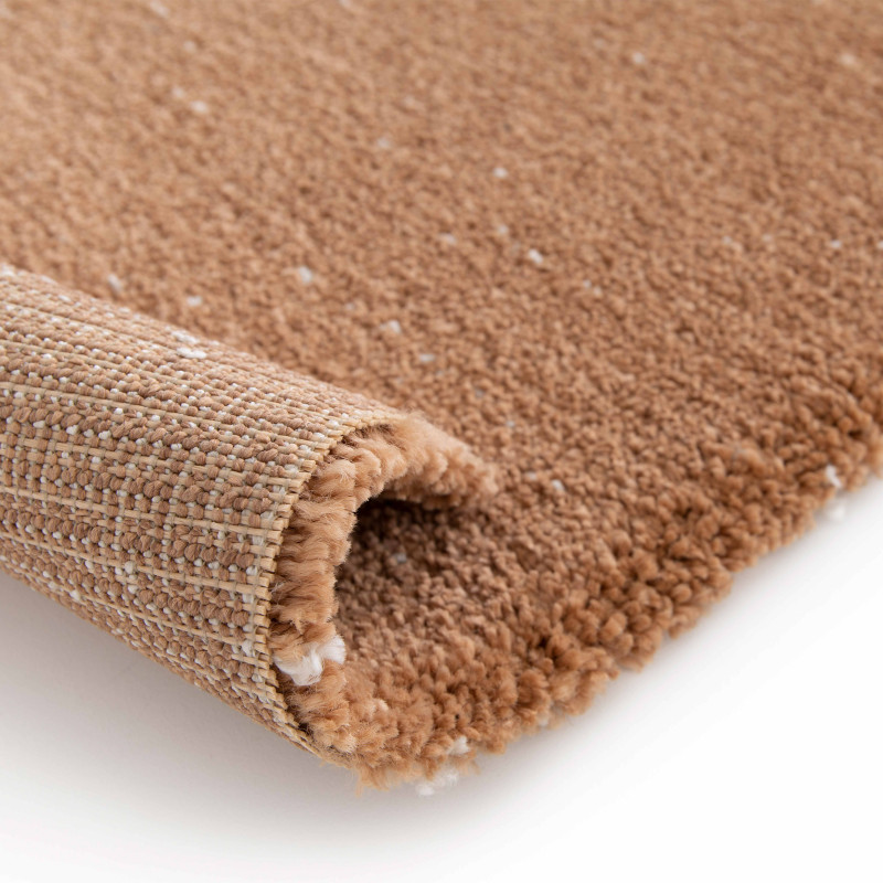 Tapis rectangulaire en polypropylène poils ras uni | Oviala