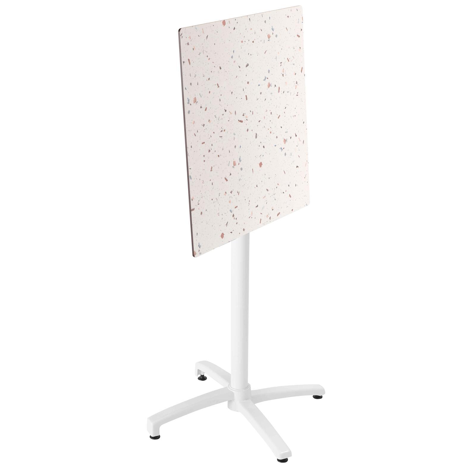 Table haute carrée 60 x 60 cm inclinable en HPL | Oviala
